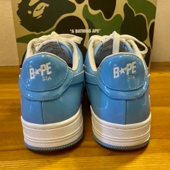 Bape | Shoes | Blue Bapesta Luxury Sneakers | Poshmark
